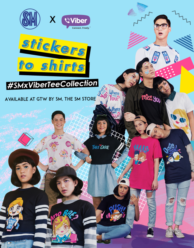 SM x Viber Limited Edition Tee Collection: From Stickers to Tees | SM ...