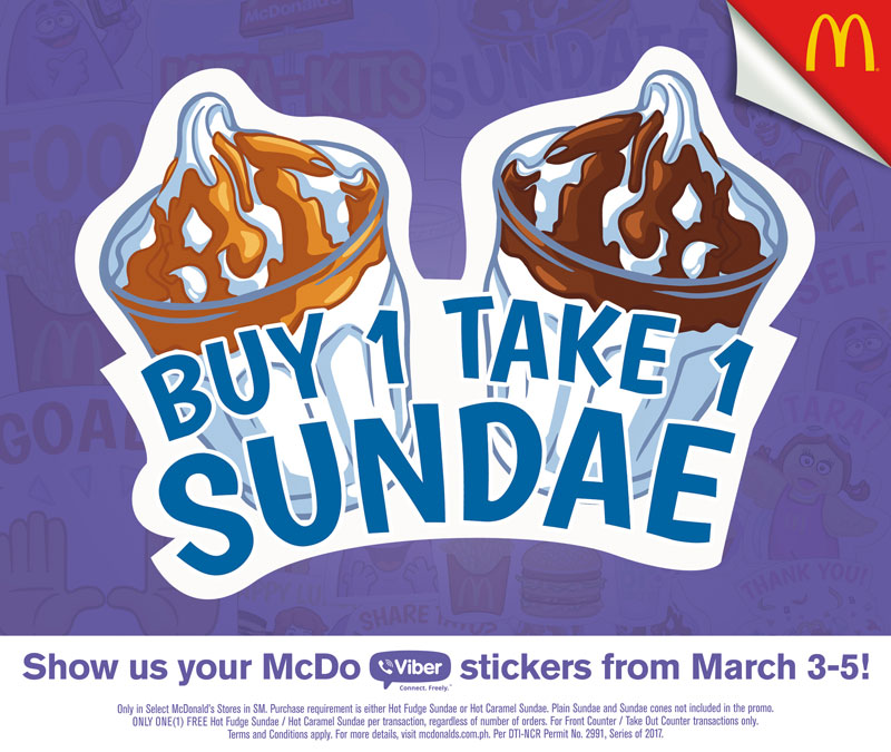 Buy 1 Take 1 Sundae! | SM Supermalls