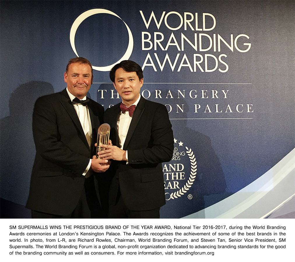 SM wins in London awards | SM Supermalls