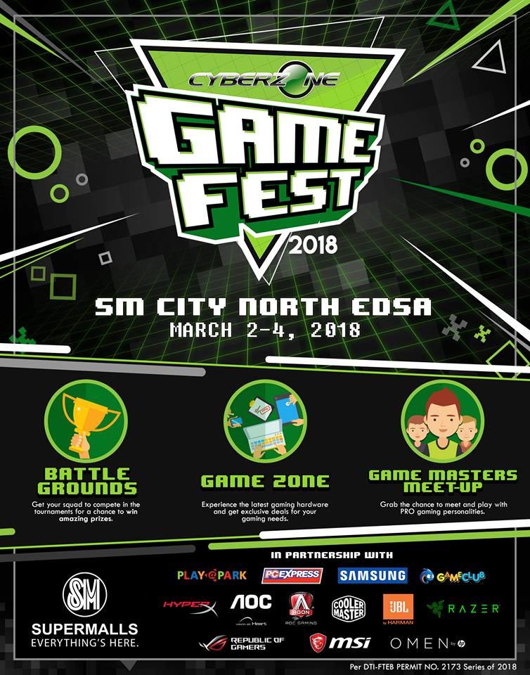 Cyberzone Game Fest 2018 at SM Supermalls | Mall Sale & Events | SM ...