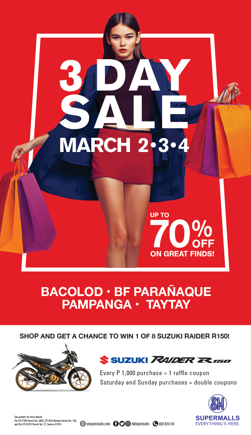 SM 3-Day March Sale | Mall Sale & Events | SM Supermalls | SM Supermalls