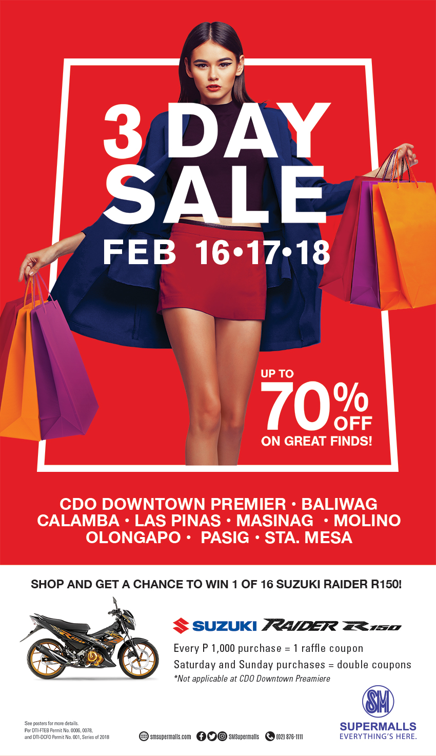 SM 3-Day February Sale | Mall Sale & Events | SM Supermalls | SM Supermalls