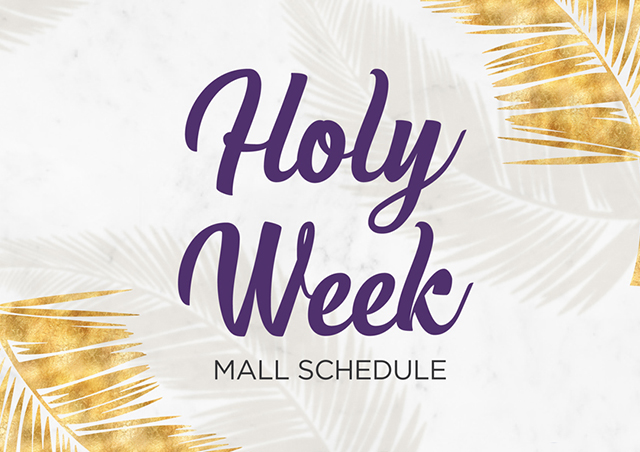 SM Supermalls #HolyWeek2018 Mall Schedule | SM Supermalls
