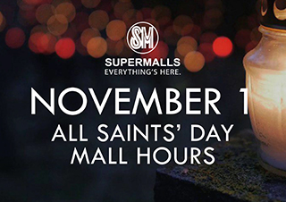 SM Supermalls announces Nov. 1 schedule | SM Supermalls