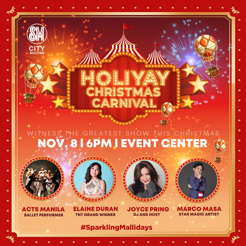 Holiyay Christmas Carnival at SM City Bicutan: November 8, 2019 | SM ...