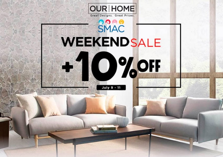 Our Home SMAC Weekend SALE: July 9 to 11, 2021 | SM Supermalls