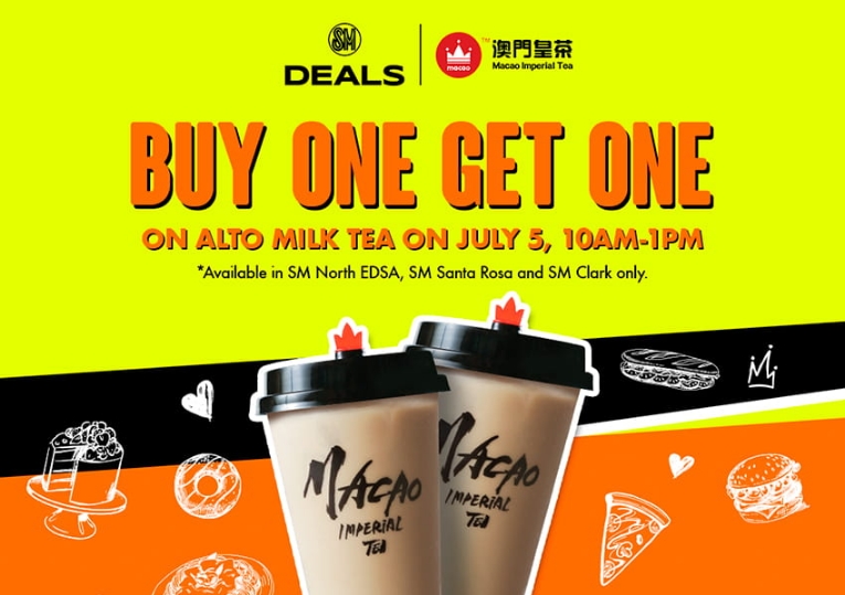 Buy 1 Get 1 Alto Milk Tea from Macao Imperial! | SM Supermalls