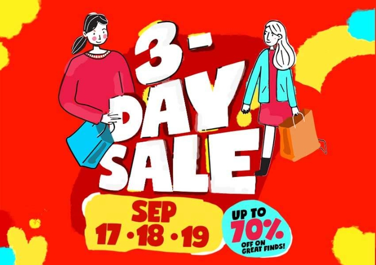 Enjoy up to 70% OFF at the SM 3-Day Sale! | SM Supermalls