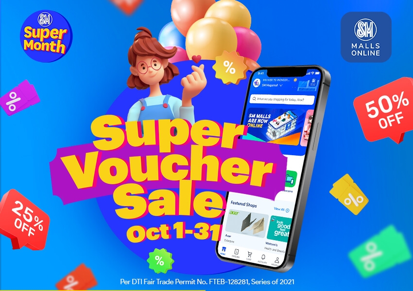 SM Supermalls Super Voucher Sale October 2021 | SM Supermalls