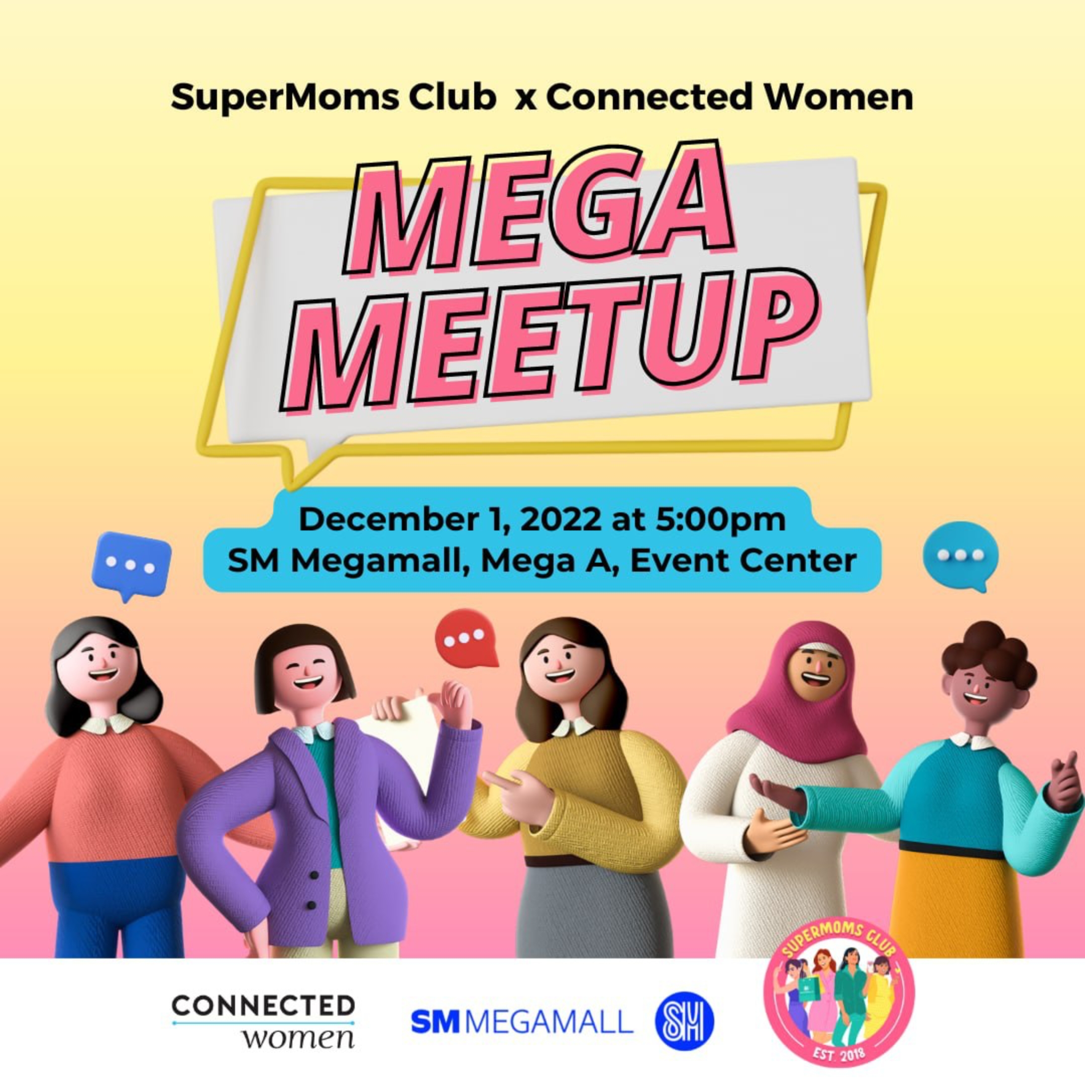 SuperMoms Club x Connected Women MEGA MEETUP Event | SM Supermalls