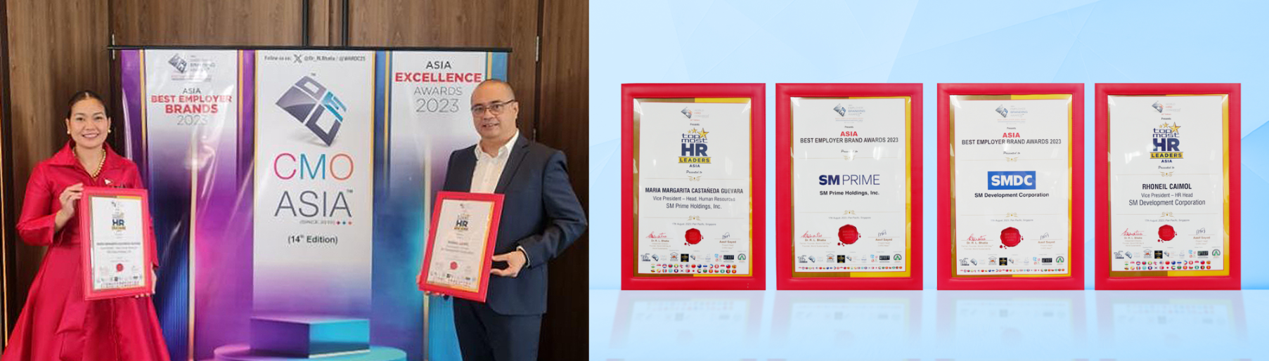 SM Prime Group Wins Big at Asia's Best Employer Brands | SM Supermalls