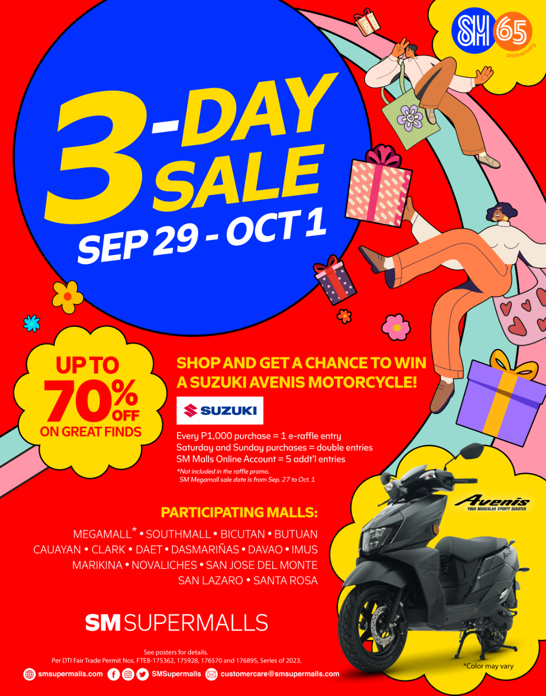 3-day-sale-sept-29-to-oct-1 | SM Supermalls