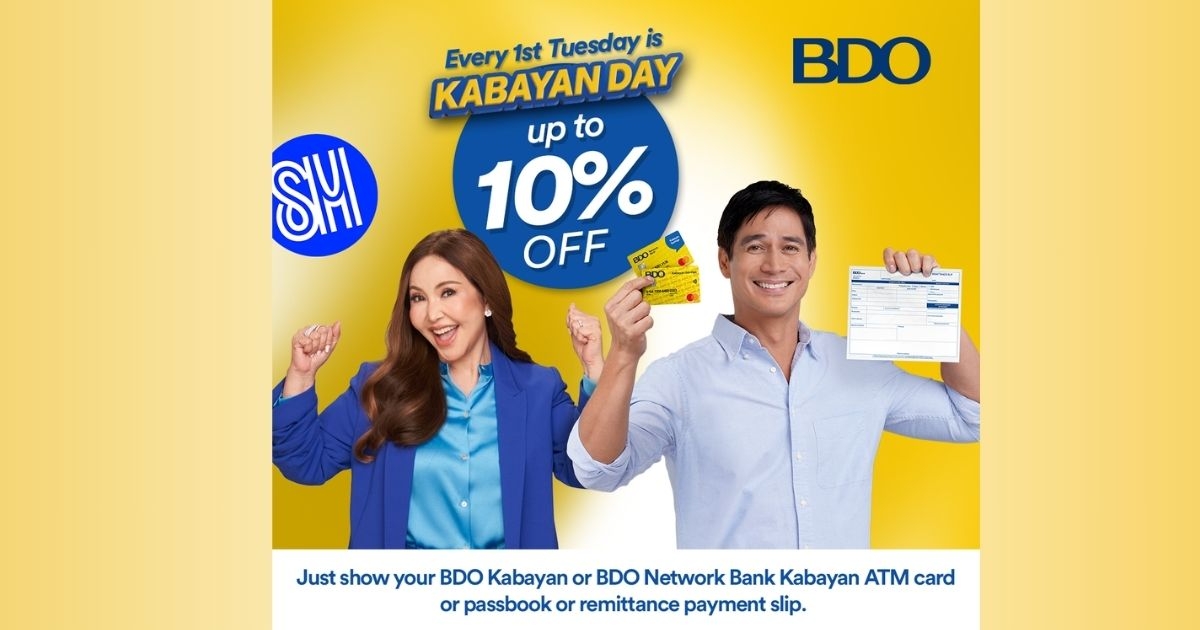 Celebrate Kabayan Day at SM malls every first Tuesday! | SM Supermalls